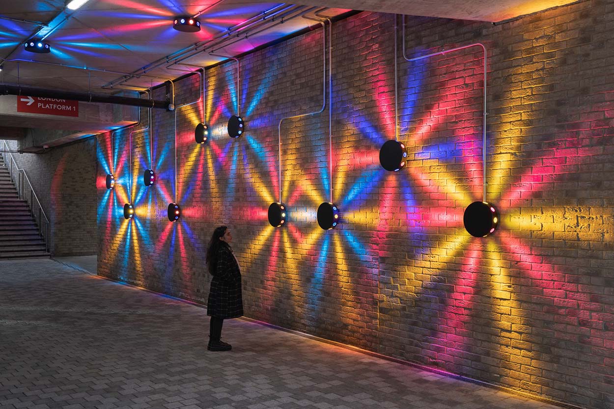Floral Guide is a public artwork installation at Kew by Jason Bruges ...